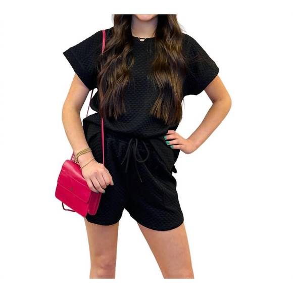 JODIFL | Other | New Jodifl Textured Short Set In Black | Poshmark